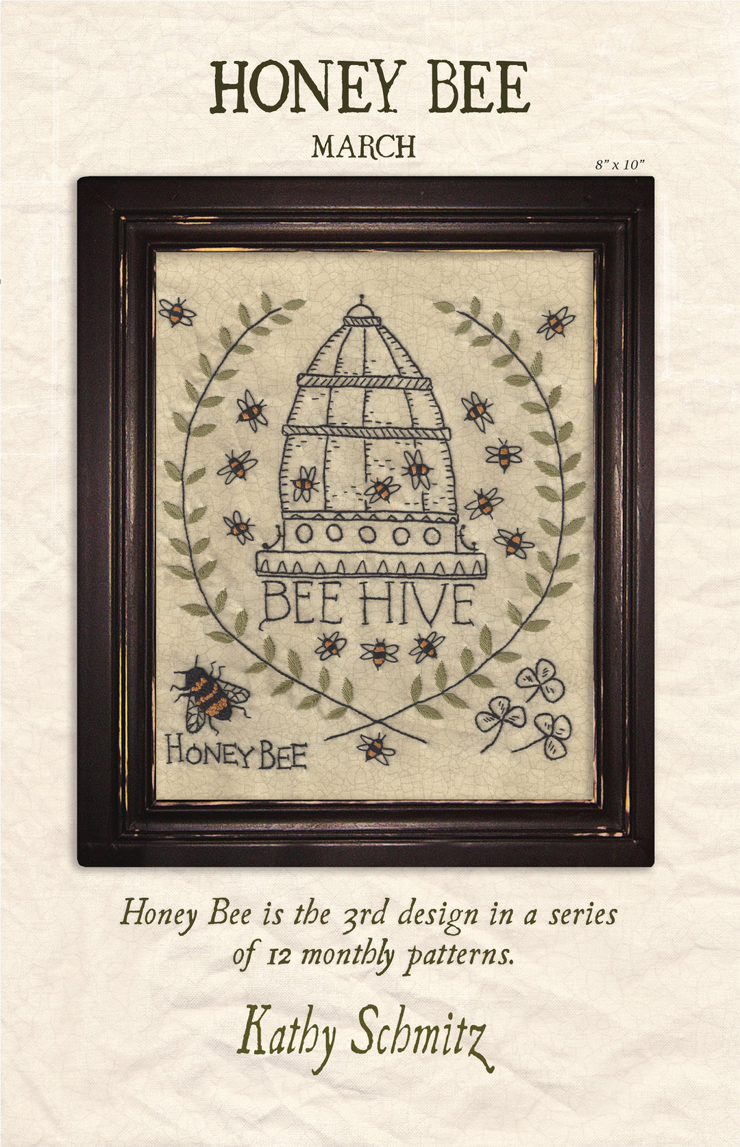Honey Bee - March PDF pattern – Kathy Schmitz