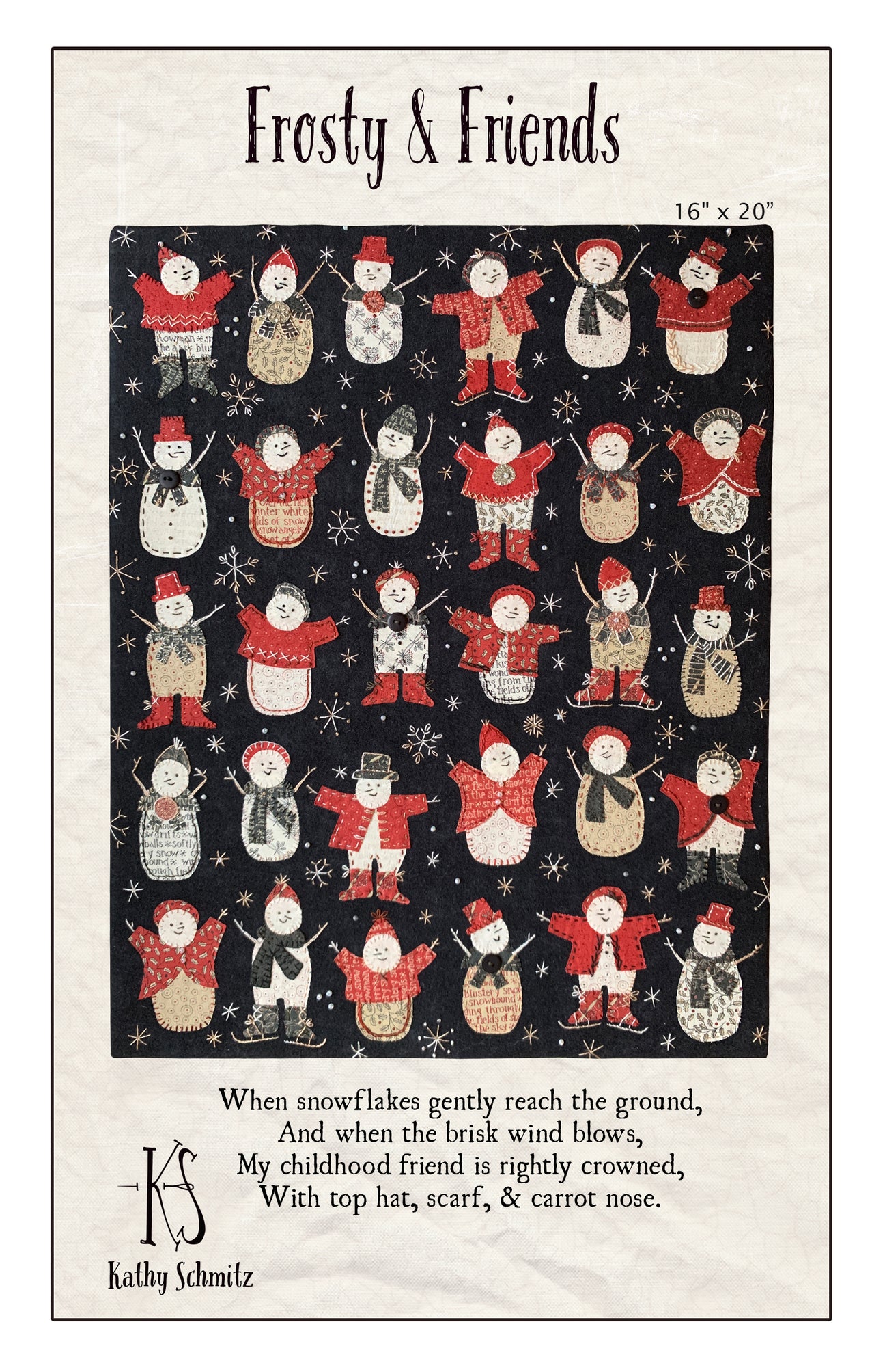 Frosty & Friends digital pattern – Kathy Schmitz