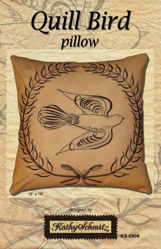 Quill Bird Pillow -CLEARANCE PDF PATTERN – Kathy Schmitz